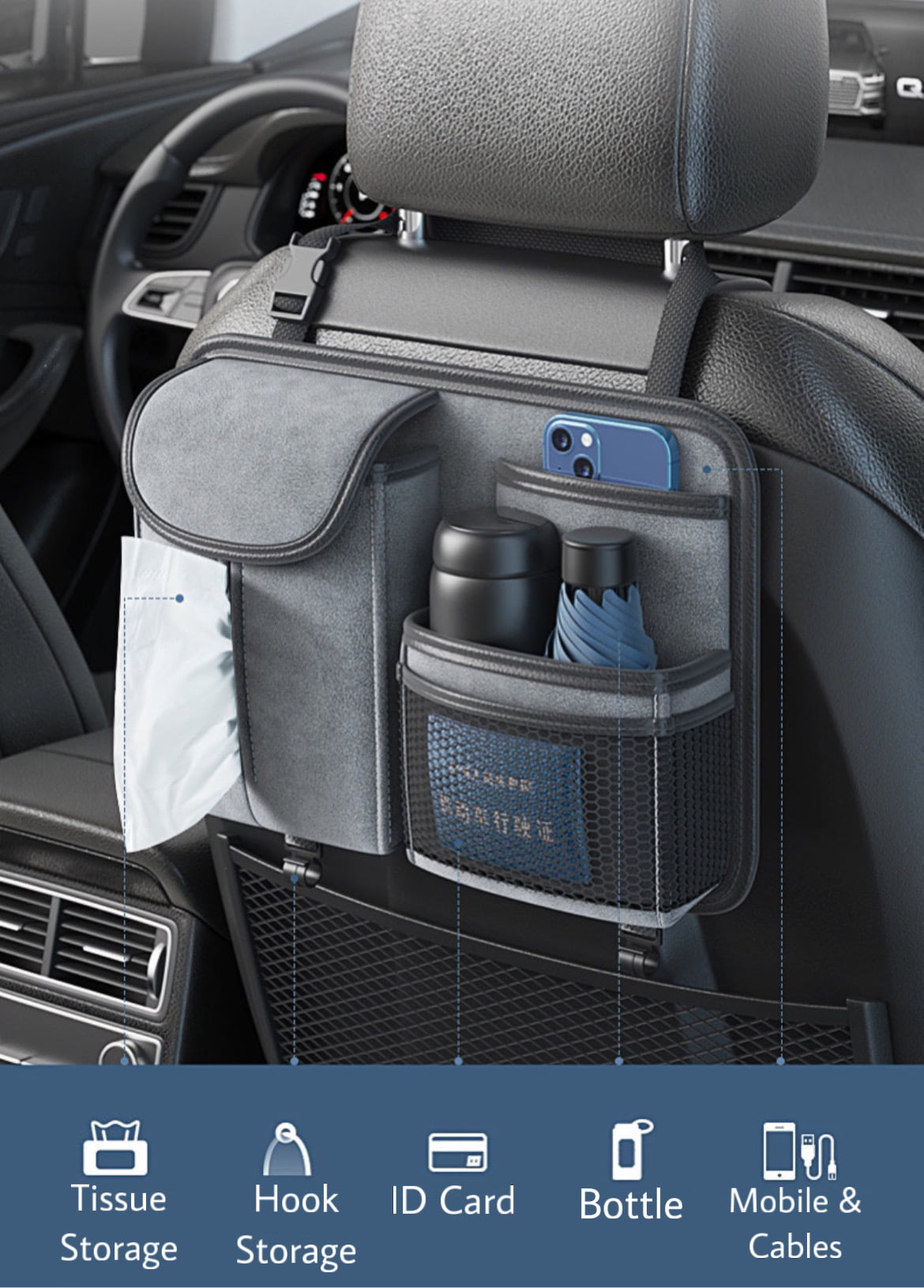 CAR BACKSEAT ORGANIZER - Arhat Organizers